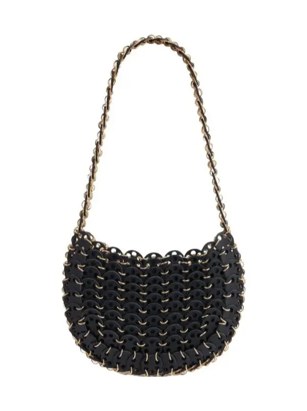 Rabanne 1969 Chain-link Shoulder Bag - Black/gold