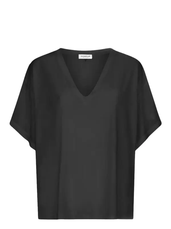 DONDUP V-neck T-shirt - Black