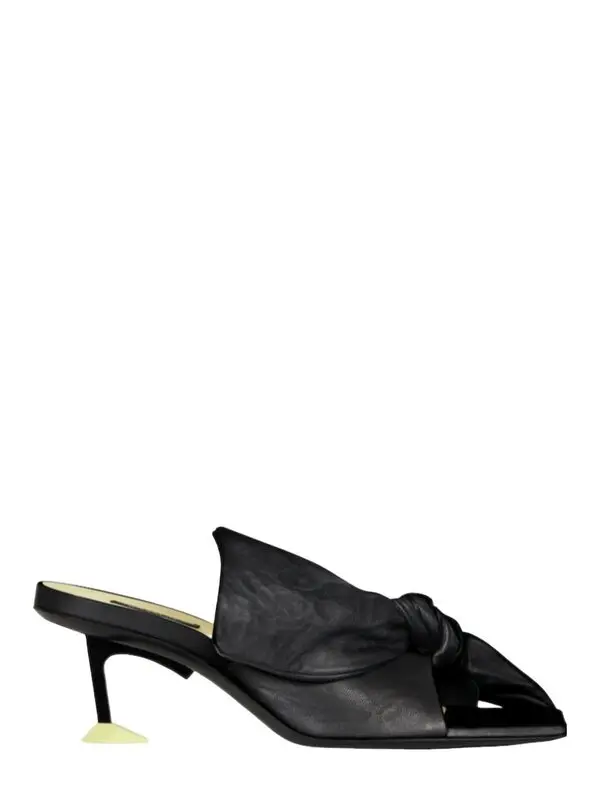 Givenchy Boudoir Bow Heeled Mules - Black