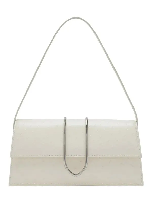 Jacquemus Le Bambino Long Calfskin Tote Bag - Ivory