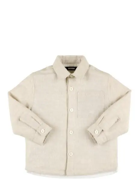 Jacquemus Long Sleeve Button-up Shirt - White