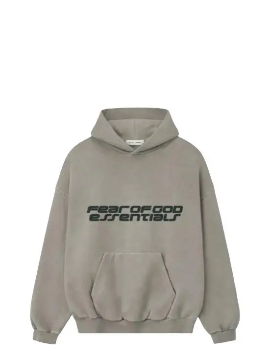 Fear Of God 90s Hoodie With Logo Detail - Smoke Grey