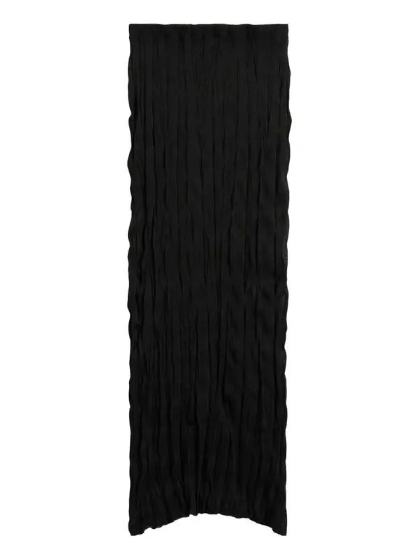 TOTEME Crinkled Maxi Skirt - Black