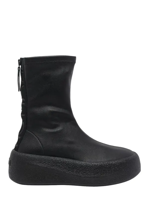 VIC MATIE Magnifico Platform Boots With Zipper Closure - Black