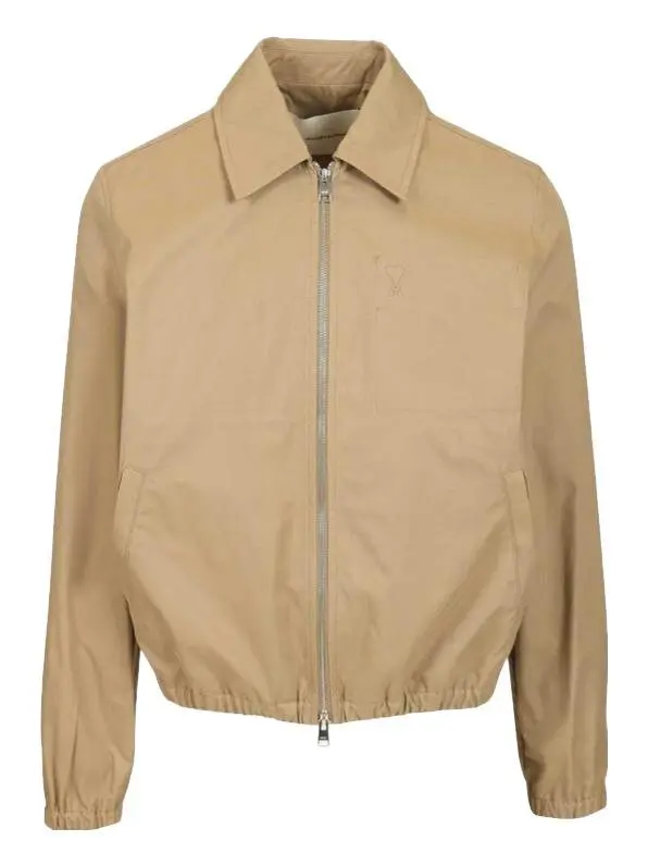 AMI Paris De Coeur Zipped Jacket - No
