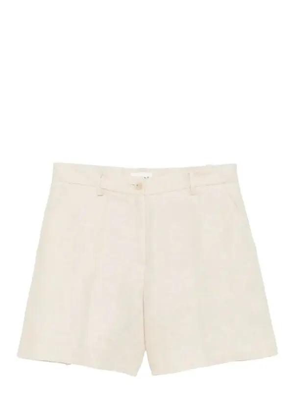 P.a.r.o.s.h Linen Shorts - Beige