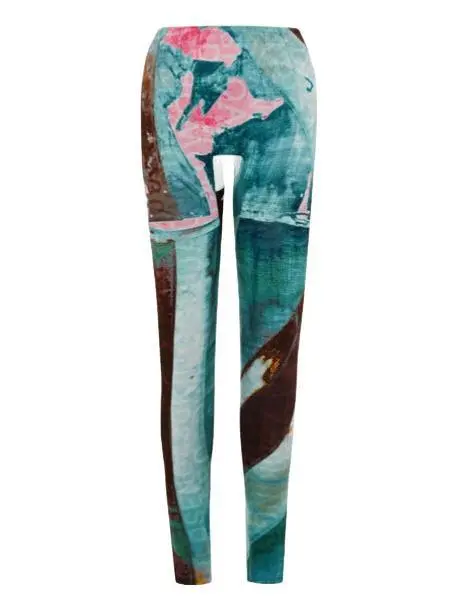 VIVIENNE WESTWOOD Worlds End Leggings - Multicolor