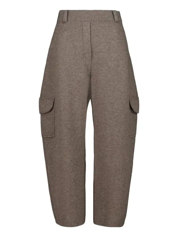 LISA YANG Azaria Cargo Pocket Trousers - Green