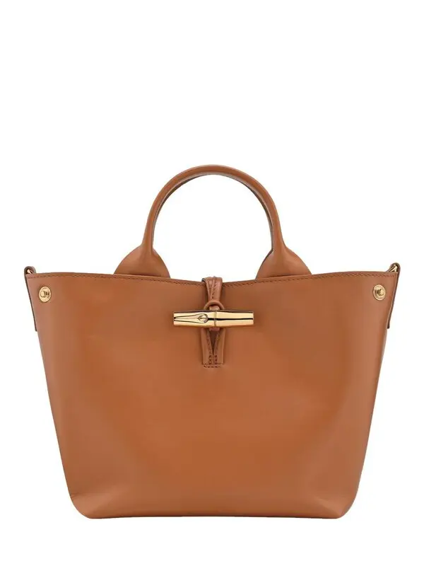 Longchamp Le Roseau S Handbag - Cashew