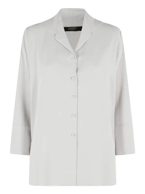 Seventy Long-sleeved Button-down Shirt - White