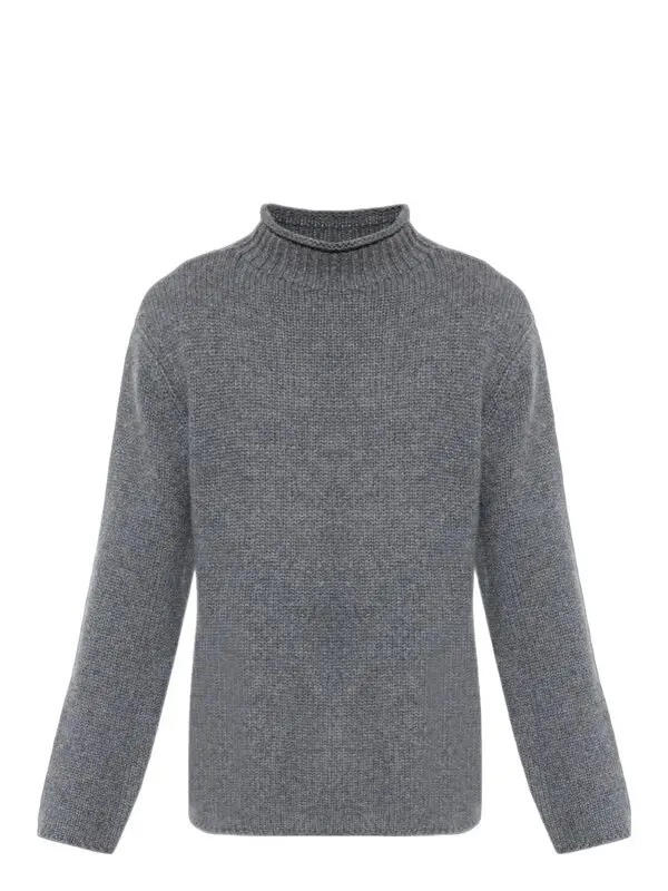 LISA YANG Sylvan High-neck Ribbed Sweater - Graphite