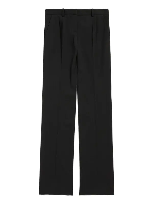 Balenciaga Bell-bottom Tailored Trousers - Black