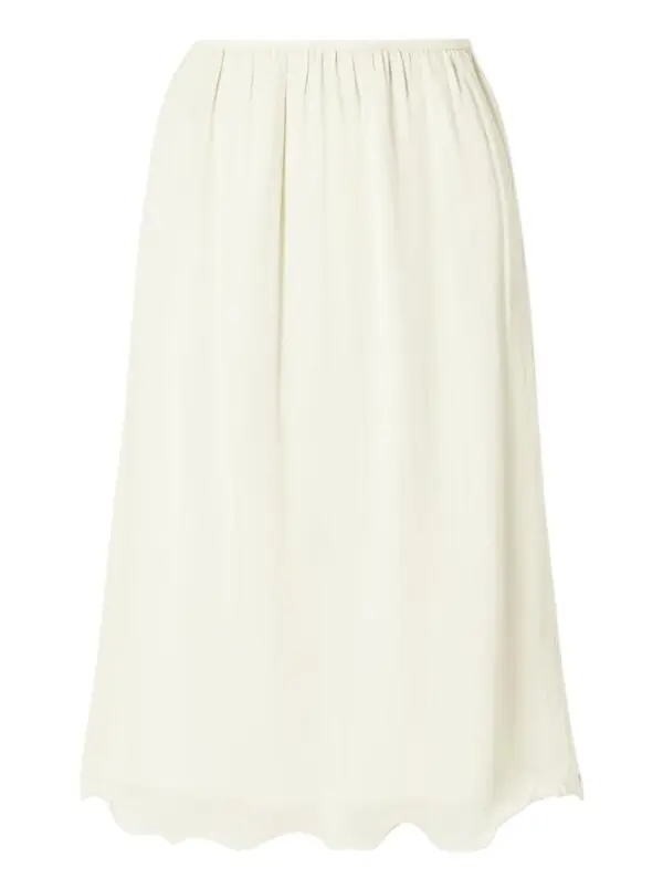 Posse Solene Midi Skirt - White