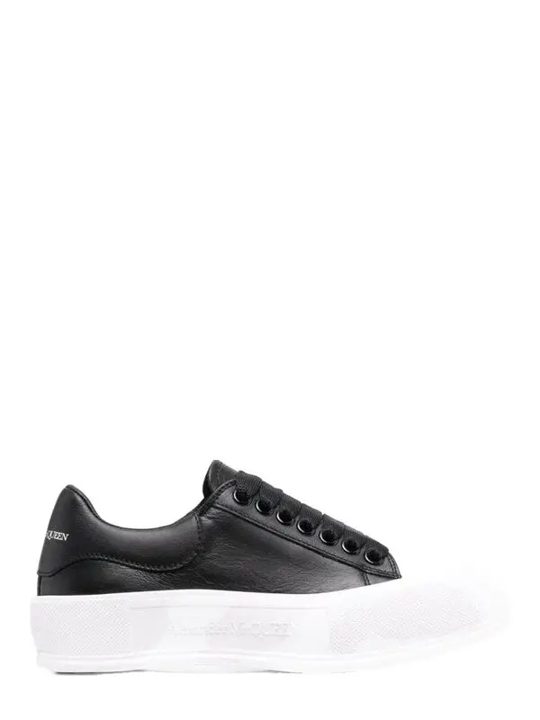 Alexander McQueen Logo Detailed Low-top Sneakers - White