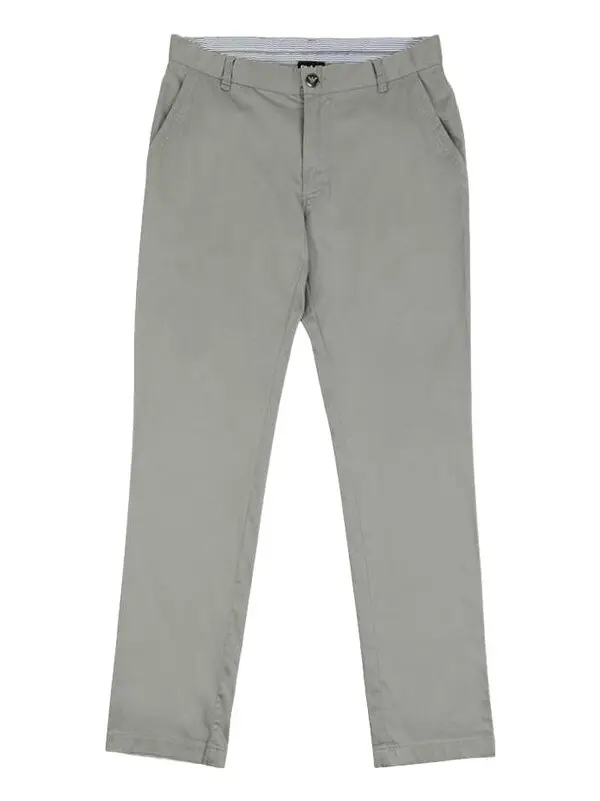 EA7 Straight Leg Casual Trousers - Gray