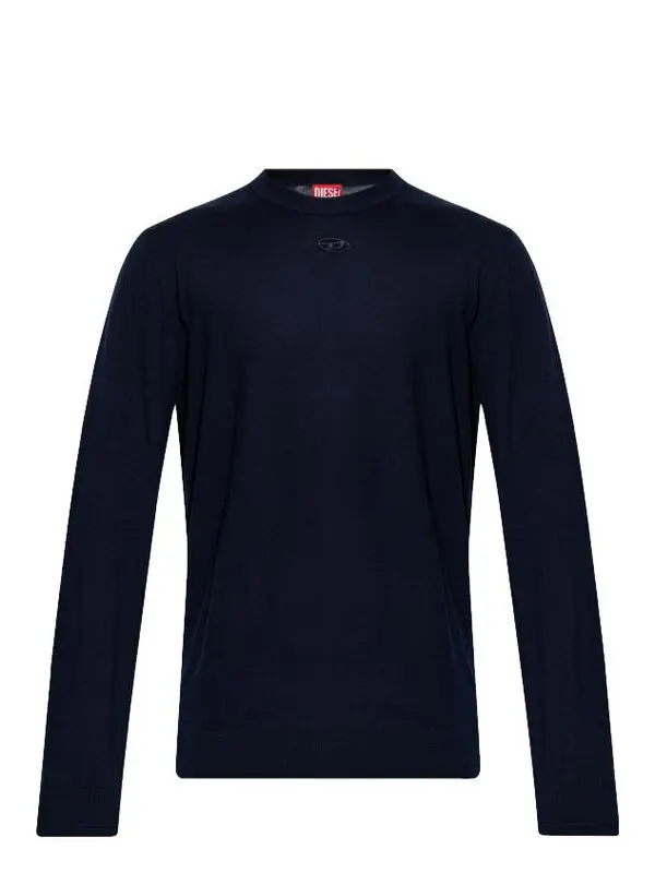 DIESEL® K-valiam Long-sleeved T-shirt - Navy