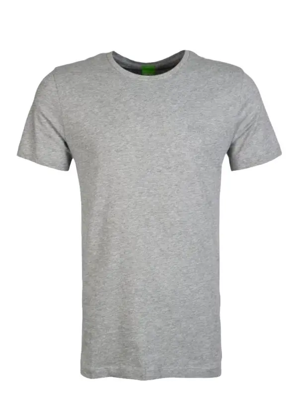 Hugo Boss Round-necked Logo T-shirt - Gray