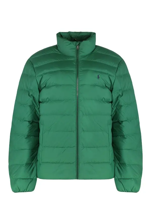 Polo Ralph Lauren Logo Embroidered Zip-up Jacket - Green