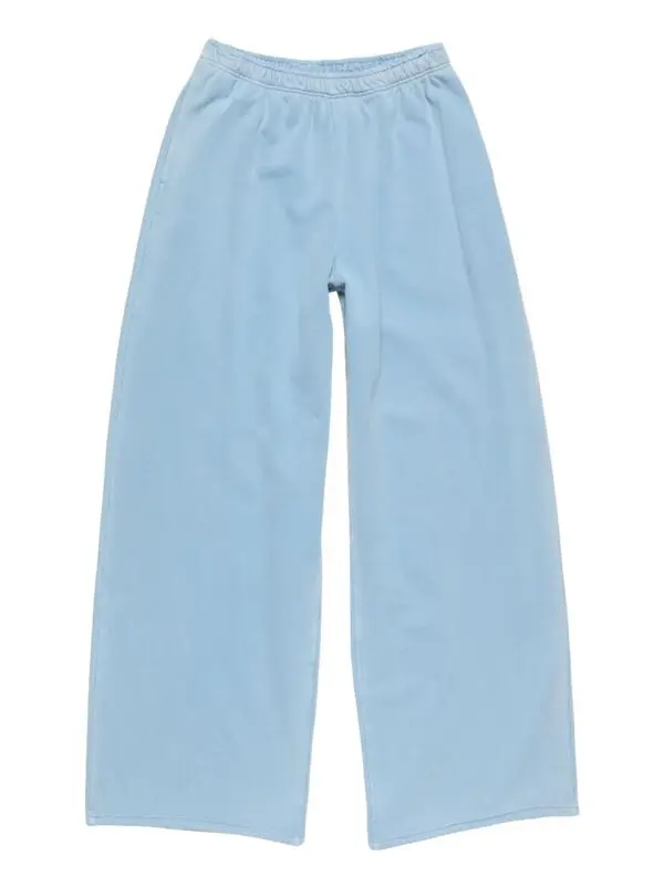 Acne Studios Washed Sweatpants With Logo Detail - Dirty Blue