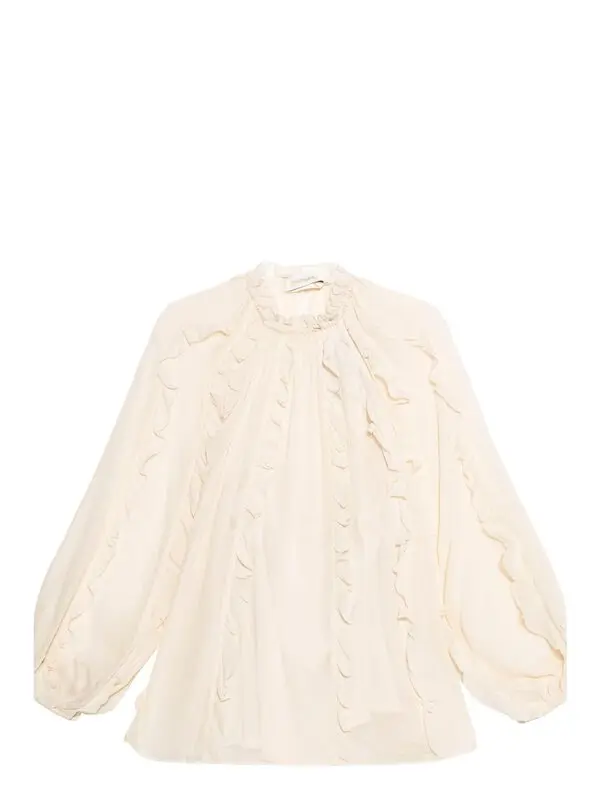 Zimmermann Frill Billow Long-sleeved Top - No