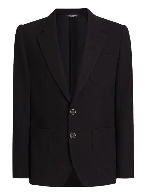 Dolce & Gabbana Tailored Long Sleeve Blazer - Black