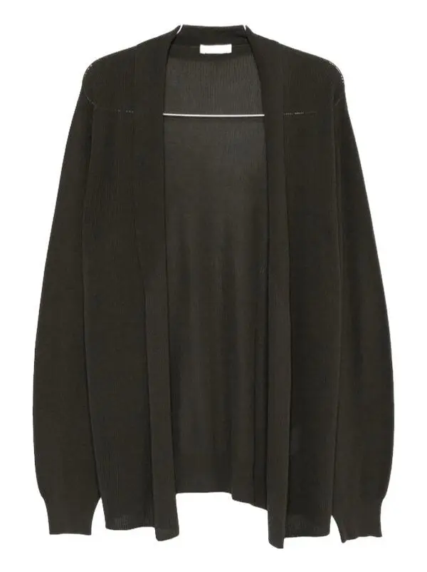 ROBERTO COLLINA Long-sleeved Cardigan - Black