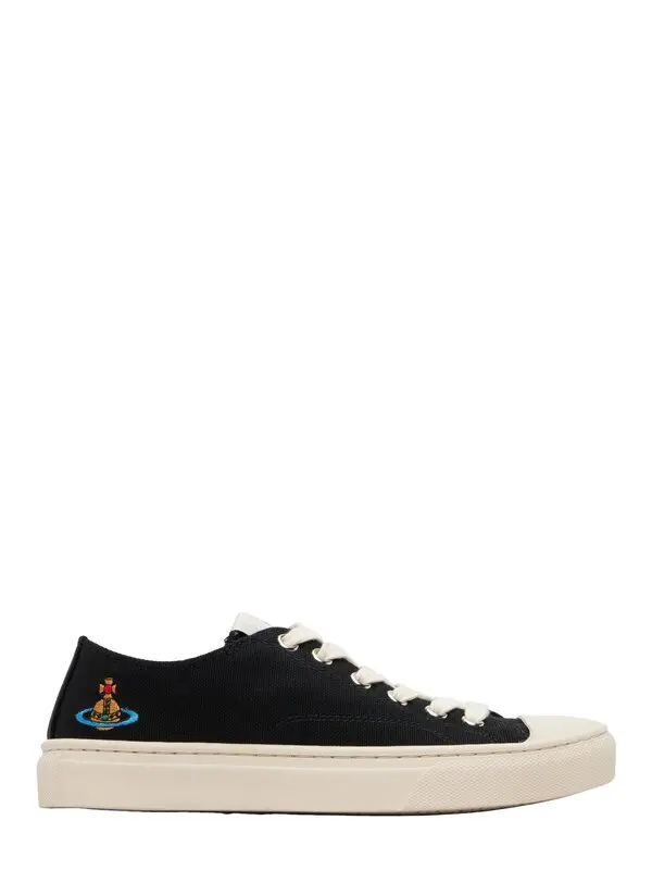 VIVIENNE WESTWOOD Low Top Plimsoll Sneakers - Black