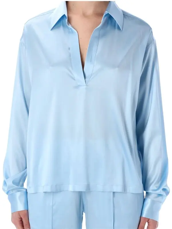 TOM FORD Long Sleeve Shirt - Blue