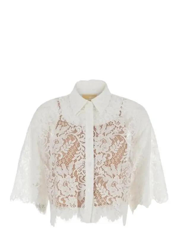 Michael Kors Lace Shirt - White
