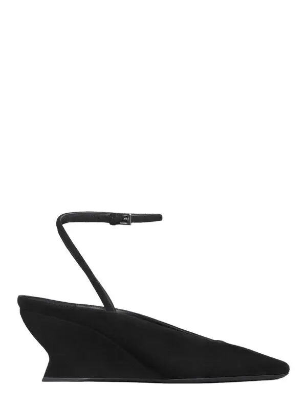 Alaïa Ankle Strap Mules - Black