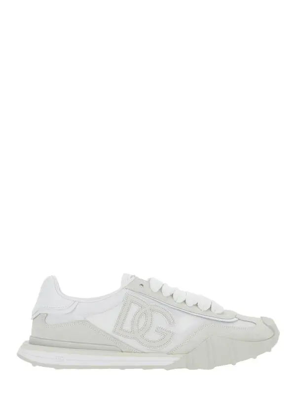 Dolce & Gabbana Logo Patch Low-top Sneakers - White
