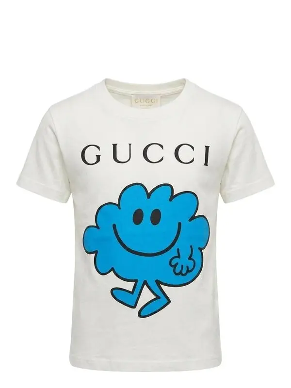 Gucci Mr. Little Miss Graphic Print T-shirt - White