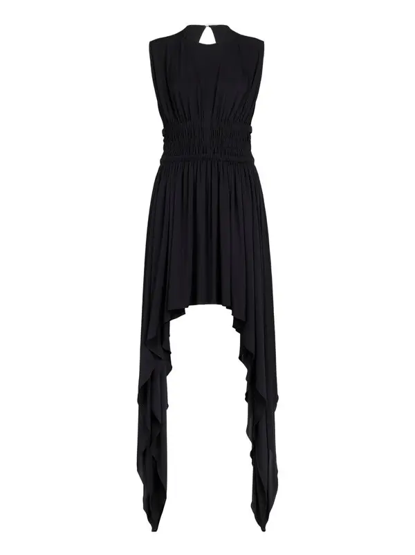 Alaïa Midi Deesse Noir Dress - Black