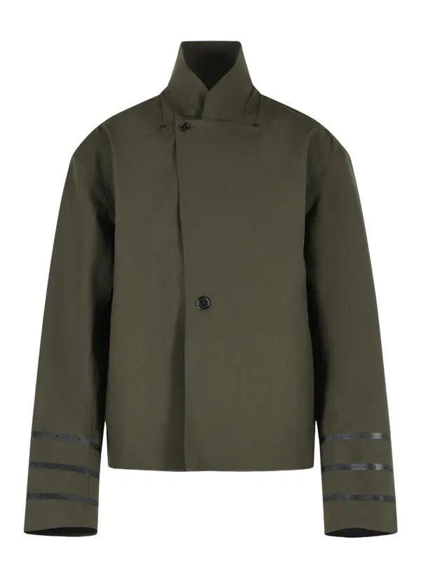 Coperni Technical Wool Blend Jacket - Green