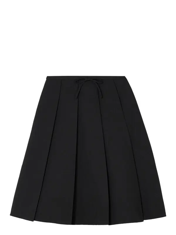 SHUSHU/TONG Lace-trimmed Midi Skirt - No