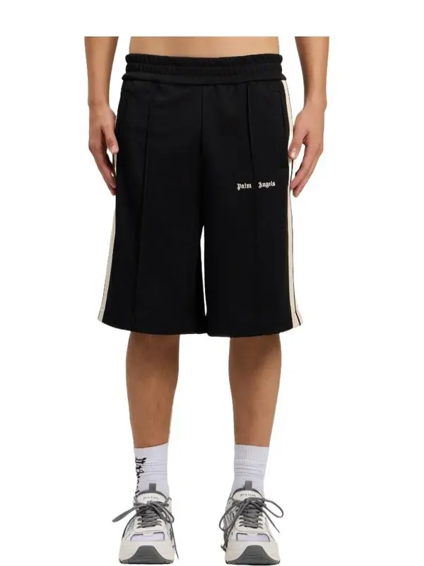 Palm Angels Classic Logo Track Shorts - Black Off-white