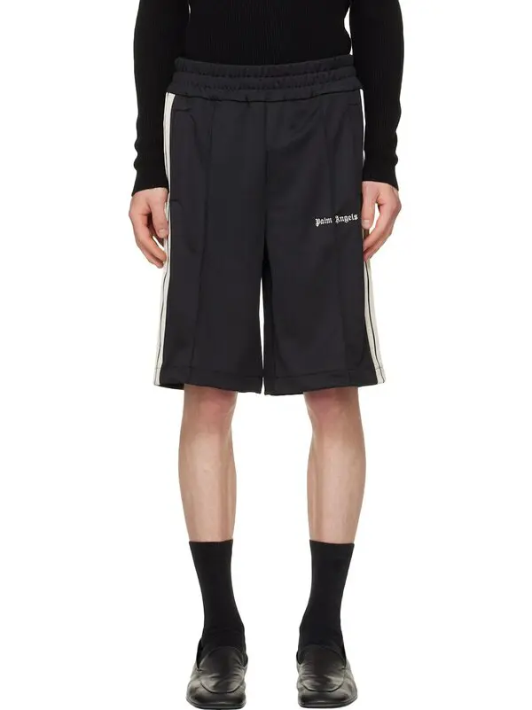 Palm Angels Classic Logo Track Shorts - Black Off-white