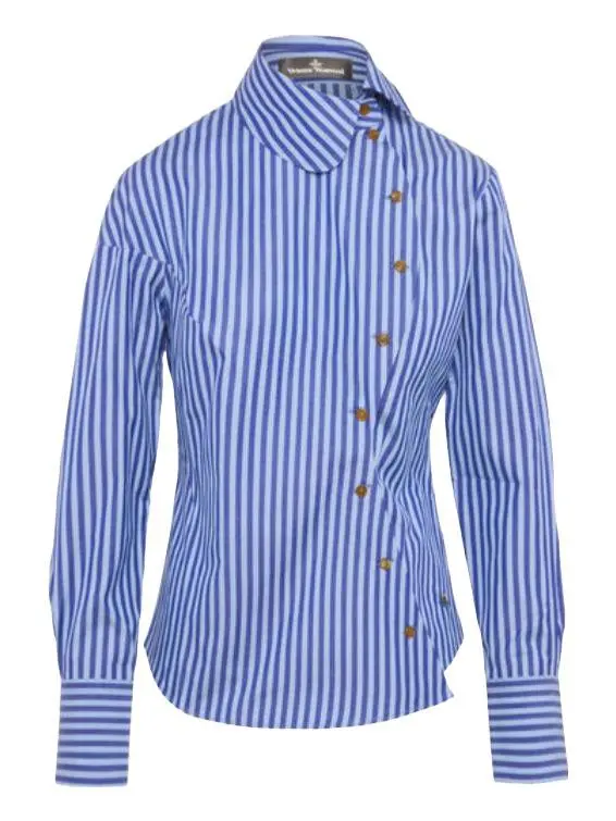 VIVIENNE WESTWOOD Bella Striped Shirt - Blue