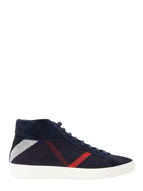 Burberry High Top Sneakers - Black
