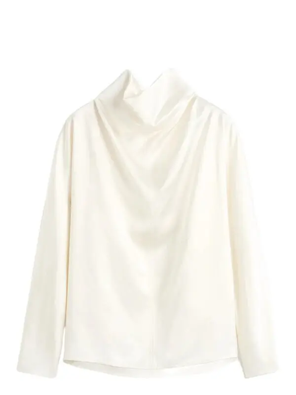 TOTEME Cowl Neck Blouse - White