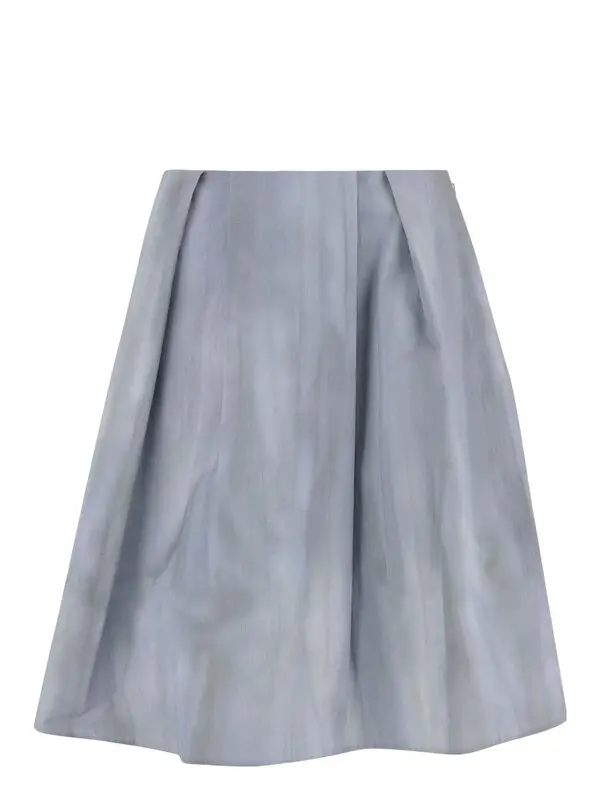 Vince Ombré Pleated Skirt - Gray