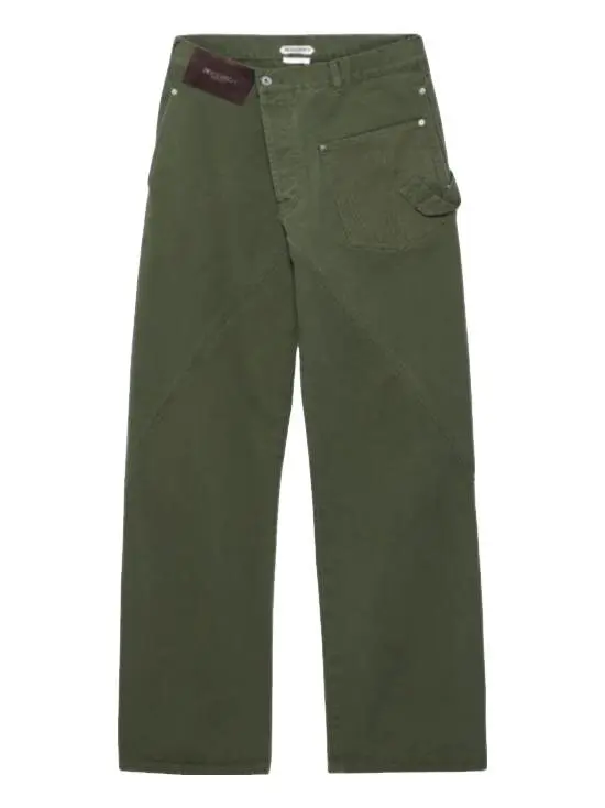J.W.ANDERSON Jw Anderson Twisted Workwear Jeans - Washed Green