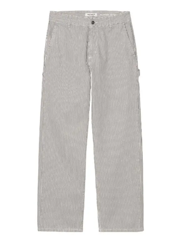 Carhartt Straight-leg Striped Pants - Graphite/wax Color