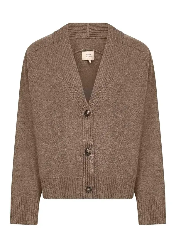 Loulou De Saison Kaia V-neck Cardigan - Brown