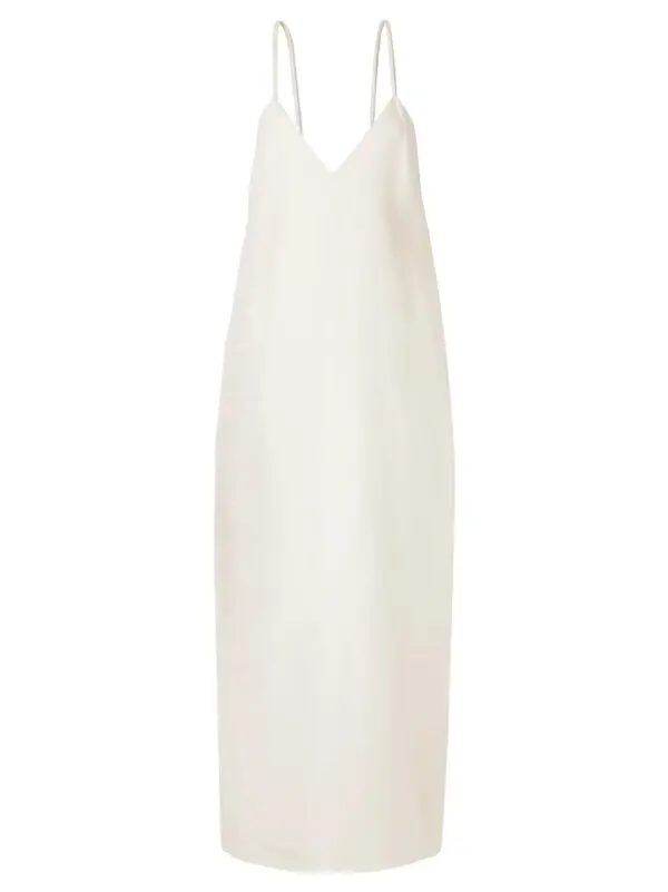 Khaite Taja Long Dress - Cream