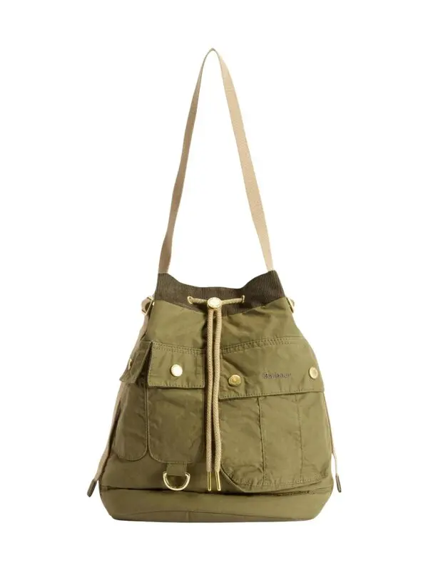 Barbour Mia Drawstring Tote Bag - Green