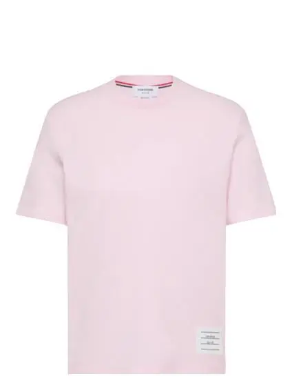Thom Browne Four-bar Short-sleeve T-shirt - Light Pink
