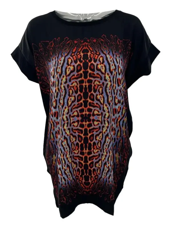 Just Cavalli Printed T-shirt - Black