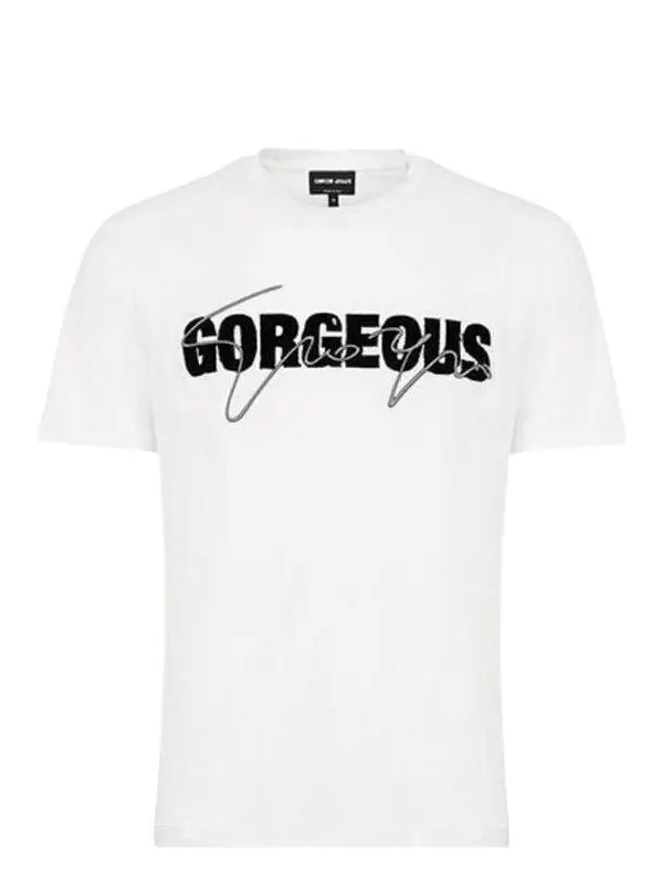 Giorgio Armani Logo T-shirt - White