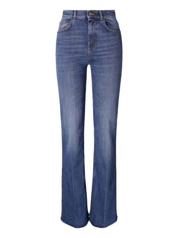 Tory Burch Bootcut Jeans - Dark Retro Washed